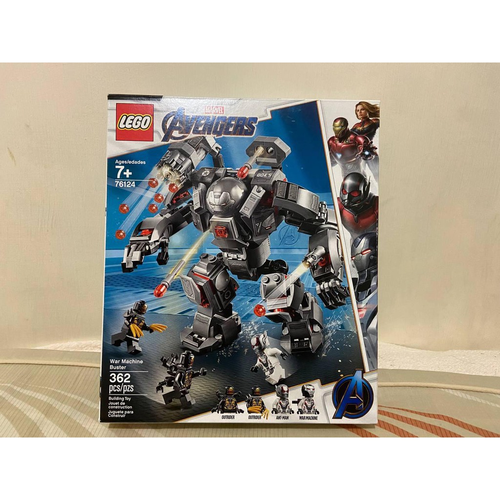 (山姆漢克) LEGO 樂高 76124 復仇者聯盟 War Machine Buster | 蝦皮購物