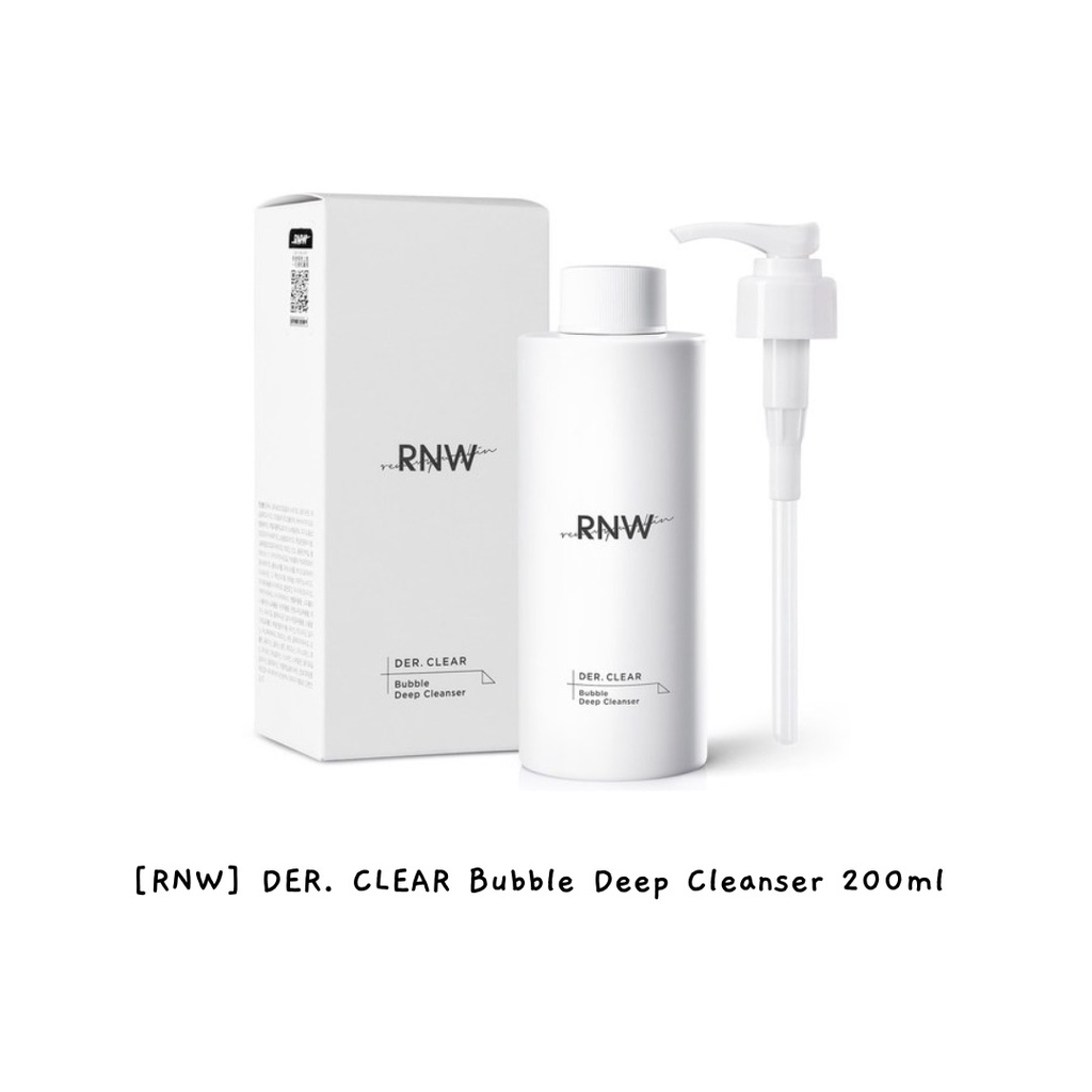 [RNW] 德。 Clear 泡泡深層潔面乳 200ml / k-beauty | 蝦皮購物