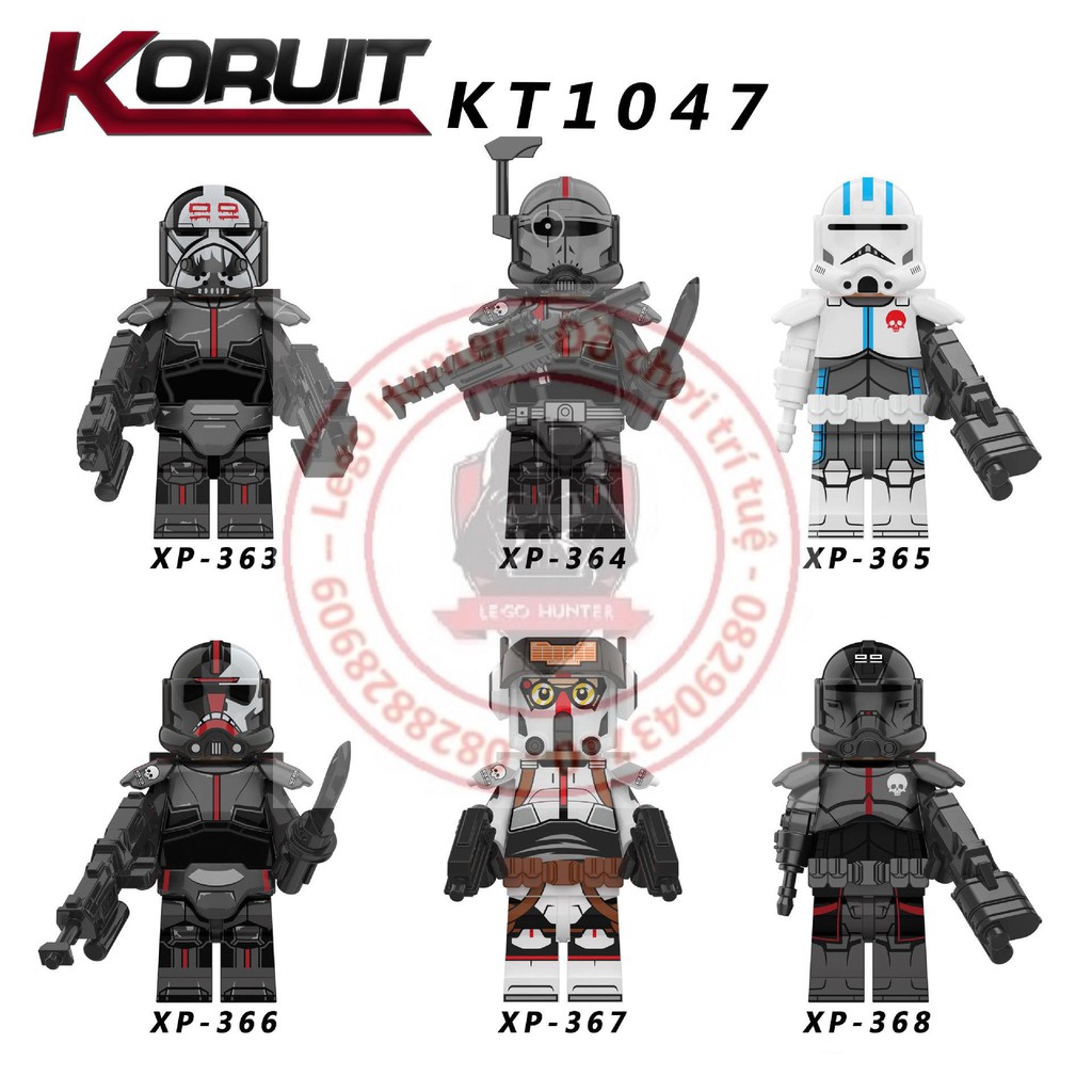 Koruit KT 1047 星球大戰小人仔士兵角色拼裝模型驅逐艦 Efor boy | 蝦皮購物