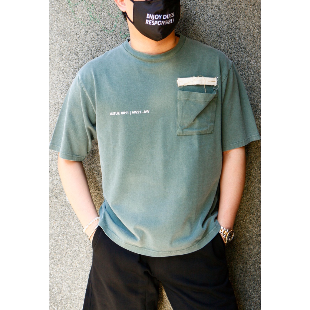 Val Kristopher 英國 VK 21FW 口袋 Logo 重磅 短TEE 圓領 短袖 現貨 全新 | 蝦皮購物