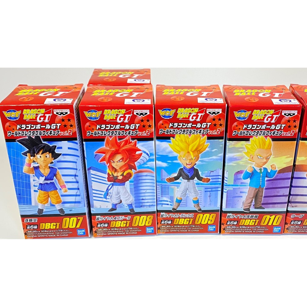 (179巷玩具) "現貨" 代理版未拆 七龍珠 GT WCF Vol.2 單售 悟吉塔 特蘭克斯 悟飯 | 蝦皮購物