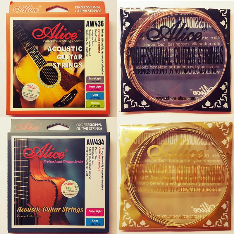Alice 鍍膜 防鏽 AW436 磷青銅 AW434 黃銅 木吉他弦 吉他鋼弦 | 蝦皮購物