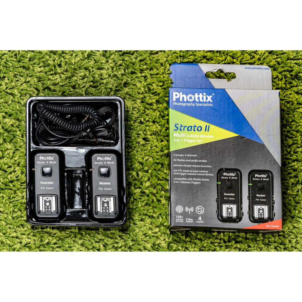 【Phottix Strato II Canon 接收器】無線閃燈接收器 觸發器 雙閃 分組 閃光燈 600EX 580 | 蝦皮購物