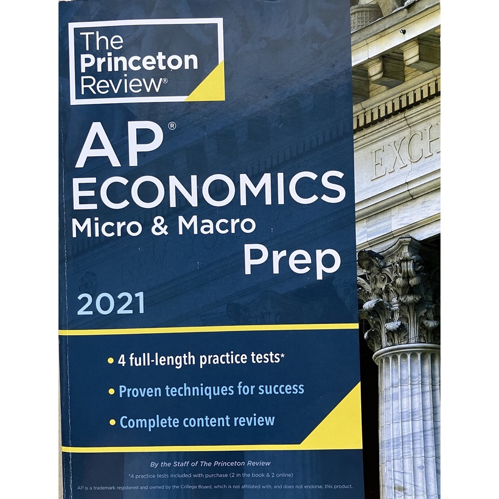 Princeton Review AP Economics Micro & Macro Prep, 2021 可殺價 | 蝦皮購物