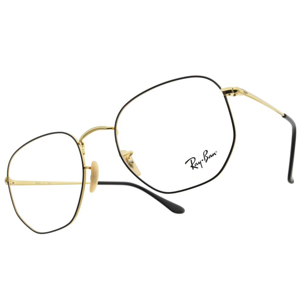 RAYBAN 光學眼鏡 RB6448 2991-54mm 微六角型輕框 眼鏡框 -金橘眼鏡 | 蝦皮購物