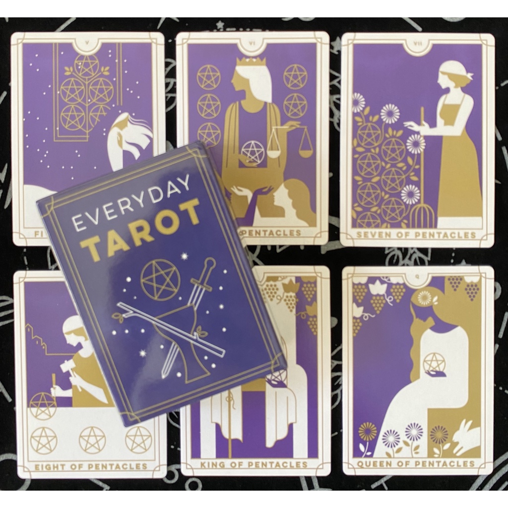 「寶時玄境」日常每日塔羅牌迷你版 Everyday Tarot 英文訂製牌卡 桌遊 | 蝦皮購物