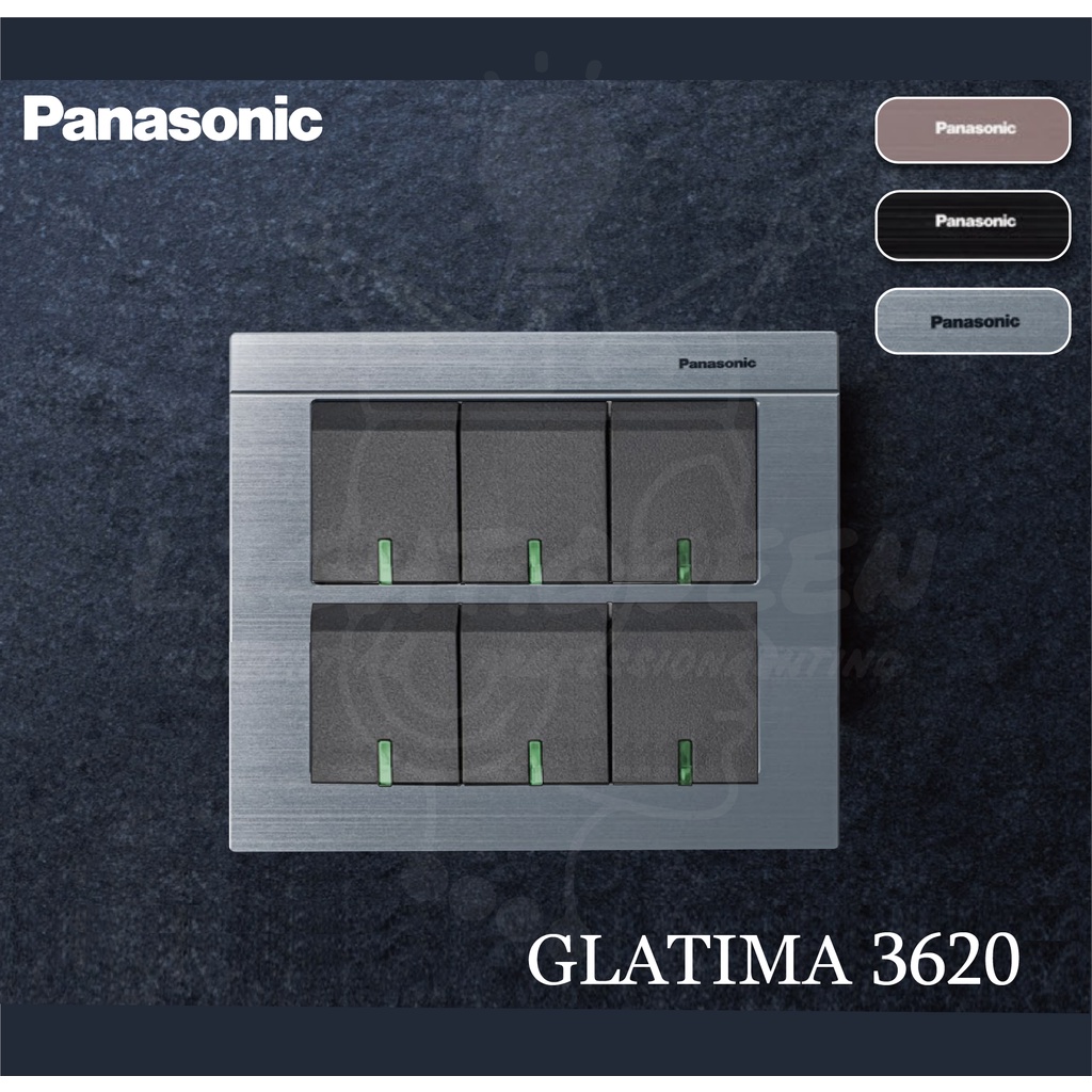 『燈后』附發票 Panasonic 國際牌 GLATIMA 系列 WTGF5652H 輕觸型螢光六切開關 (單切3路共用 | 蝦皮購物