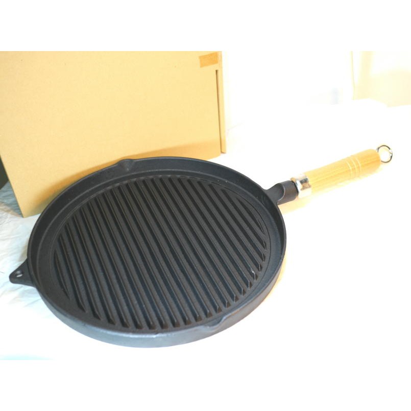 IKENAGA~免運~日本製造~池永~114486~26.4*6cm~圓形烤盤~可拆式木柄~厚度0.4cm~超商取貨免運 | 蝦皮購物