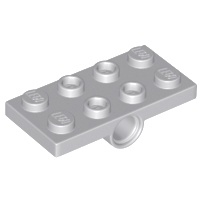樂高 Lego 淺灰色 2x4 薄板 下方 雙孔 圓孔 洞 26599 Gray Plate Pin 2 Holes | 蝦皮購物