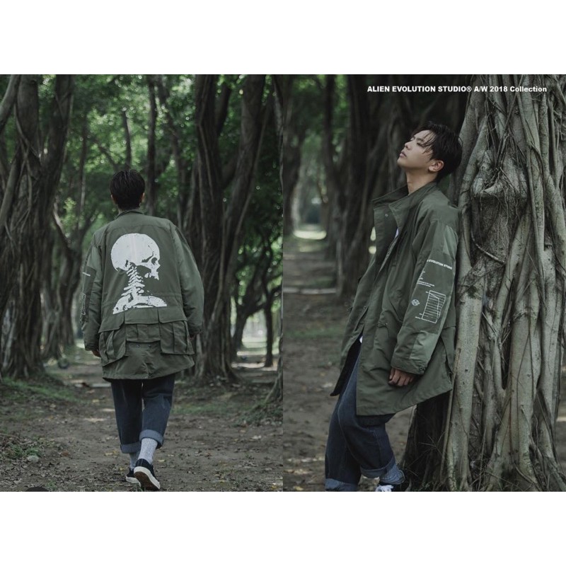 AES Skeleton M65 Parka | 蝦皮購物