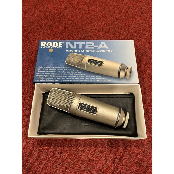 Rode NT2A 電容麥克風(二手) | 蝦皮購物