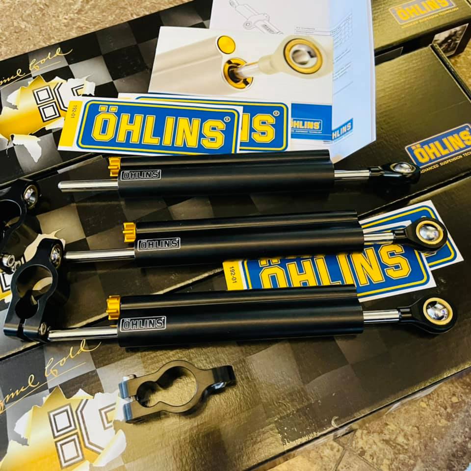 [鑫錡國際]OHLINS SD008 防甩頭 68MM 黑色 黑金色 HONDA CB650R 18- DMV 防甩頭座 | 蝦皮購物