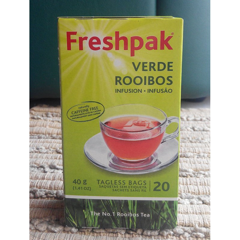 南非國寶茶。綠茶。Freshpak - Green Rooibos tea 原味 (20入，小包裝) | 蝦皮購物