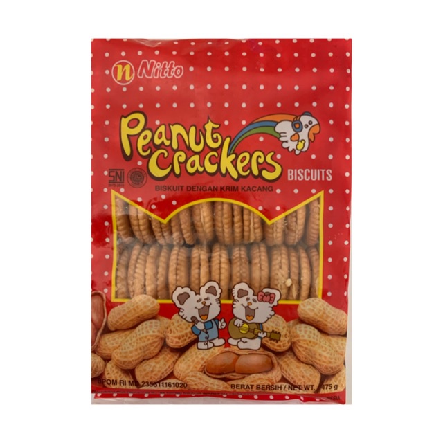 NITTO PEANUT CRACKERS 花生夾心餅乾 | 蝦皮購物