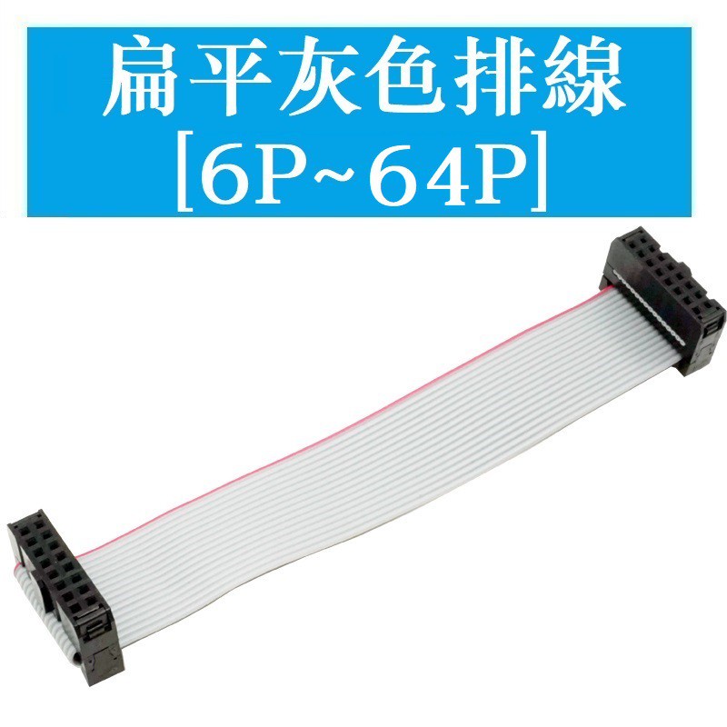 灰排線 FC-6/10/14/16/20~64P雙頭線 電纜AVR連接線 10/20/30CM間距2.54mm | 蝦皮購物