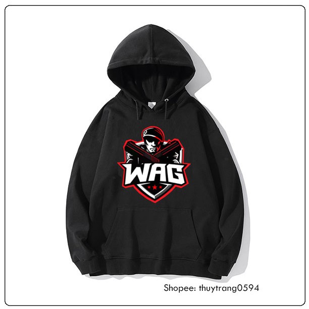 Free Fire Team Wag Peo Hoodie 黑白 - 標準產品 | 蝦皮購物
