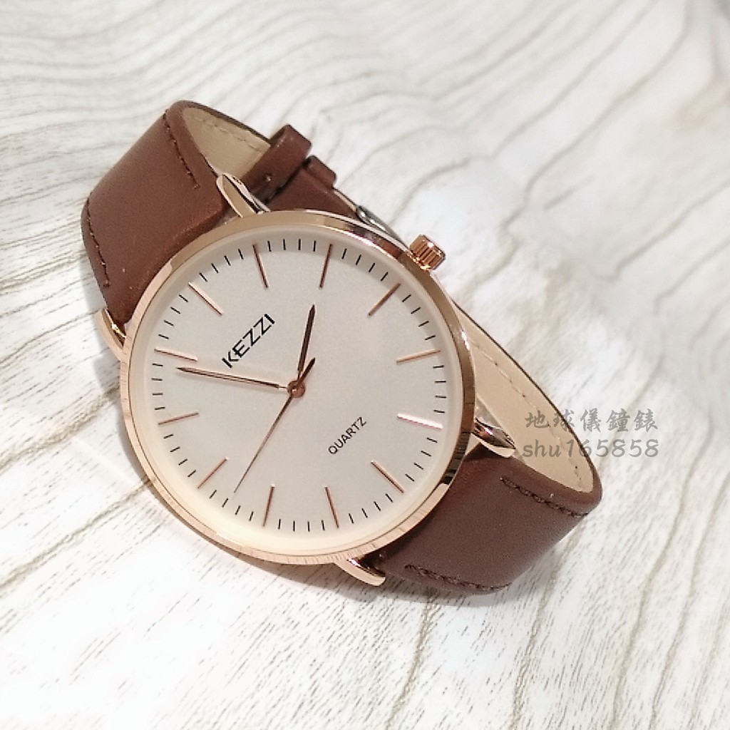【免運】KEZZI珂紫石英錶 日本機心 韓港精品 文青氣質大小錶徑情侶對錶 雜誌廣告款 現貨 K1687G | 蝦皮購物