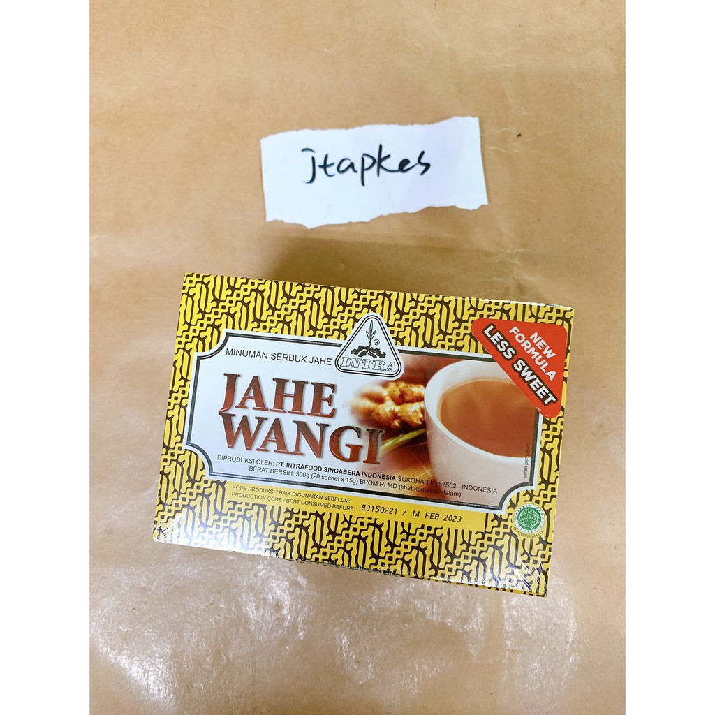 現貨🔥INTRA JAHE WANGI INSTANT GINGER TEA-薑茶 | 蝦皮購物