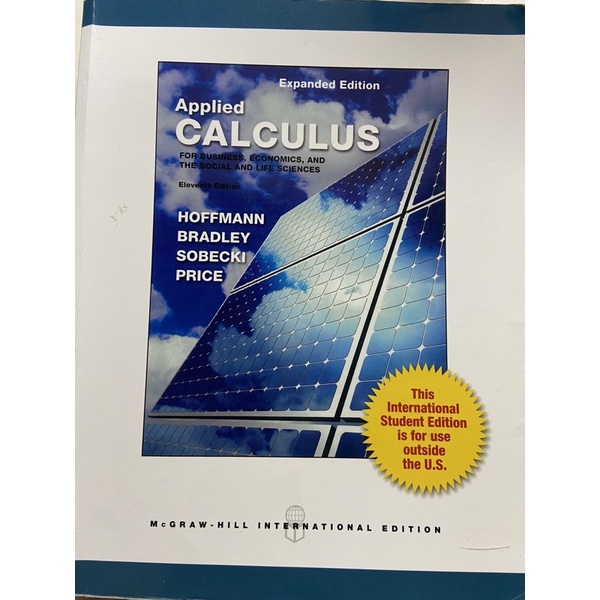微積分 原文書 11版 Applied CACULUS 11th Edition | 蝦皮購物