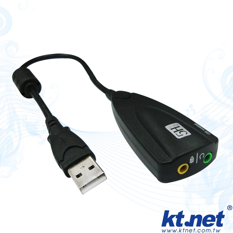 KT USB 7.1音效卡含線 USB音效卡 電腦音效卡 | 蝦皮購物
