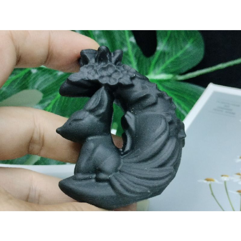 《晶華》水晶 黑曜石 磨砂款 拋光款 銀曜 月狐 招桃花 02A15 | 蝦皮購物