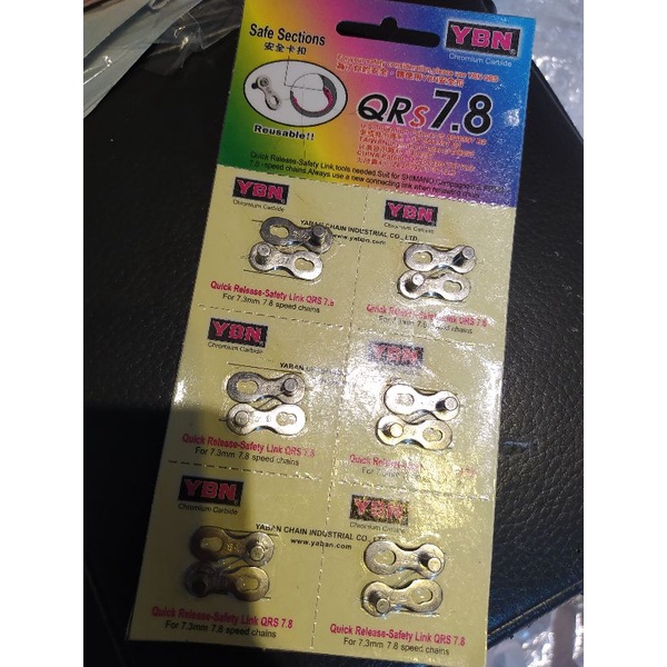 6 YBN 7 / 8 Speed Chain QRs Quick Link Connectors | 蝦皮購物