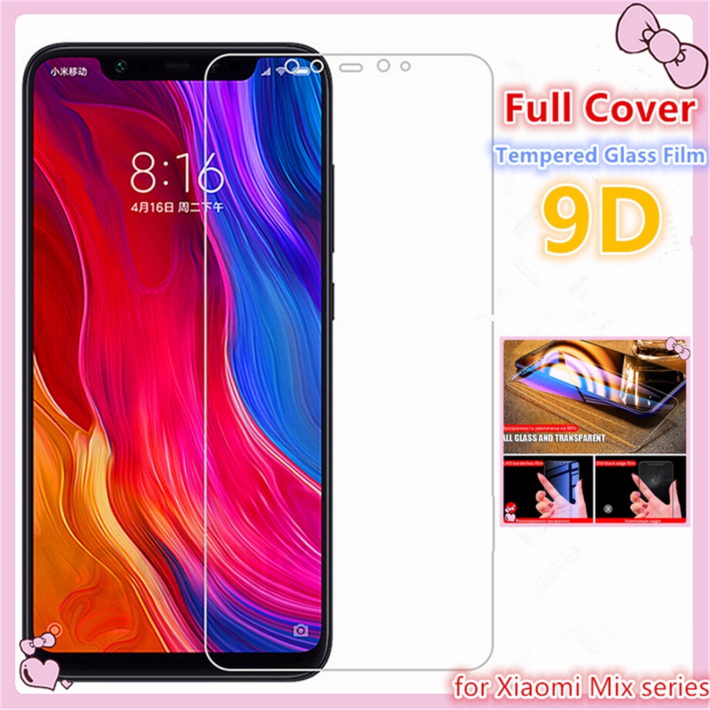 XIAOMI MI 小米 Mi Mix 3 2 2s Mix3 Mix3 Mix2 Mix2S 屏幕保護膜的全蓋鋼化玻璃 | 蝦皮購物