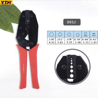 【24小時發貨】YTH-301J 同軸電纜壓接鉗 端子夾 六角夾 可壓縮RG316，RG174 -1.5線 | 蝦皮購物