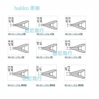 *班尼商行*日本原廠公司貨 HAKKO N61-01~N61-10 吸錫頭 適用於HAKKO FR-410 FR-301 | 蝦皮購物