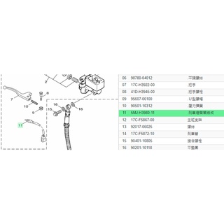 有發票《零件坊》5MJ-H3980-02 剎車燈開關總成 5MJ-H3980-12 GTR AERO 頂級迅光 | 蝦皮購物