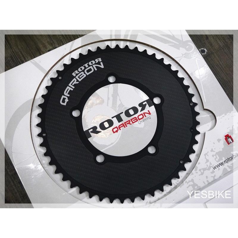 優仕單車 】 ROTOR QARBON NOQ 碳纖齒片 BCD110 52T | 蝦皮購物