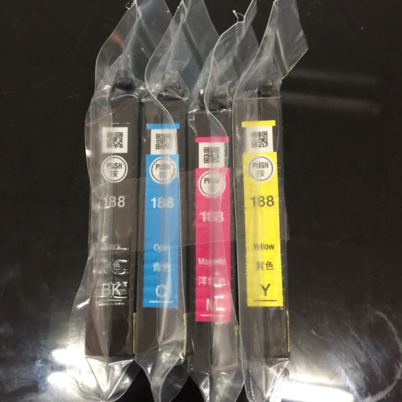 EPSON 188 T188原廠墨水匣(四色) 適用WF-7111 7211WF-7611 WF-7621 WF3621 | 蝦皮購物