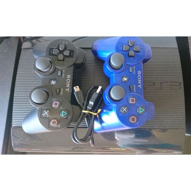 自用 PS3 4007 原廠手把*2 250g 主機 木炭黑 | 蝦皮購物