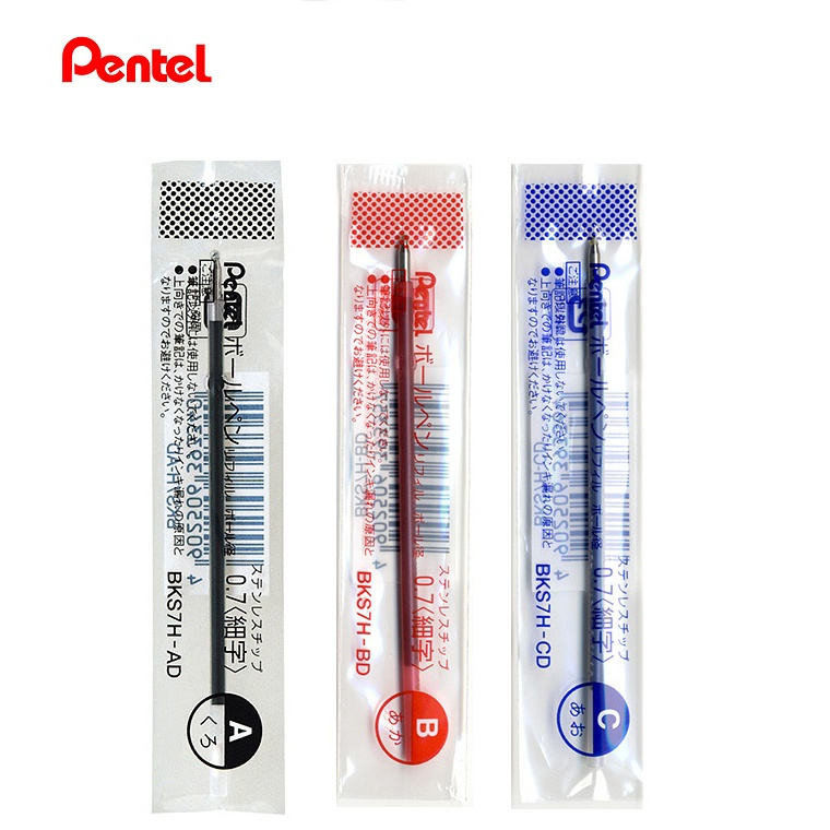 飛龍Pentel j CLUB 原子筆筆芯 0.7mm 3種顏色可選 BKS7H | 蝦皮購物