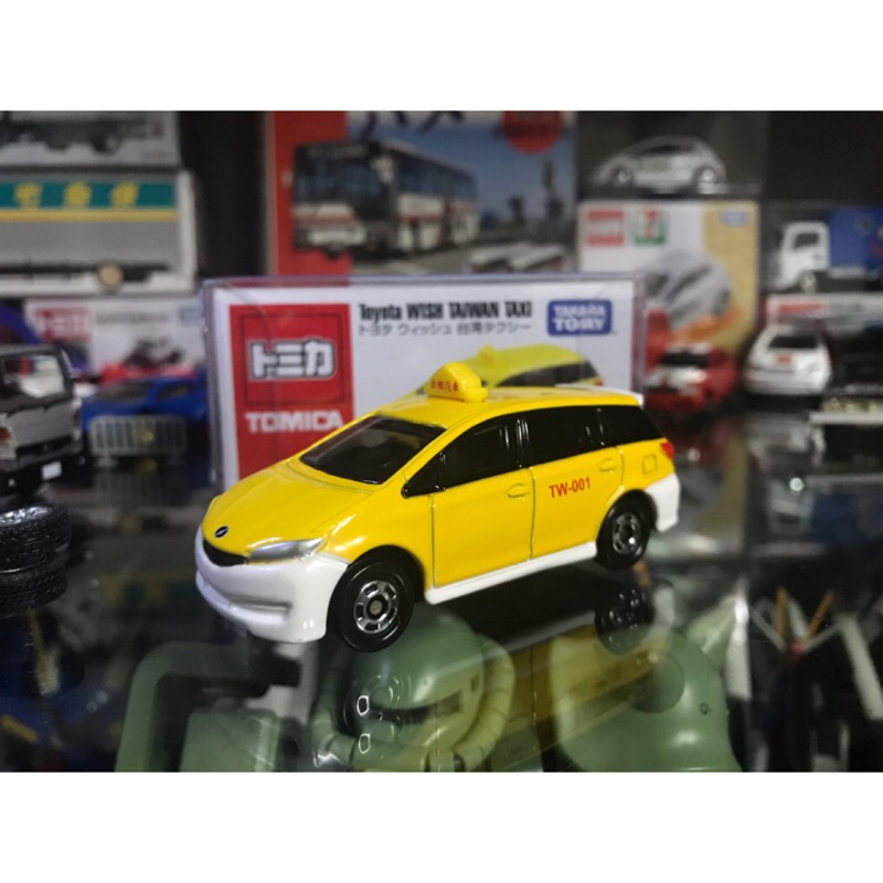 （現貨附膠盒）全新Tomica台灣計程車TOYOTA WISH TAIWAN TAXI 台灣會場限定 特注 黑貓宅急便 | 蝦皮購物