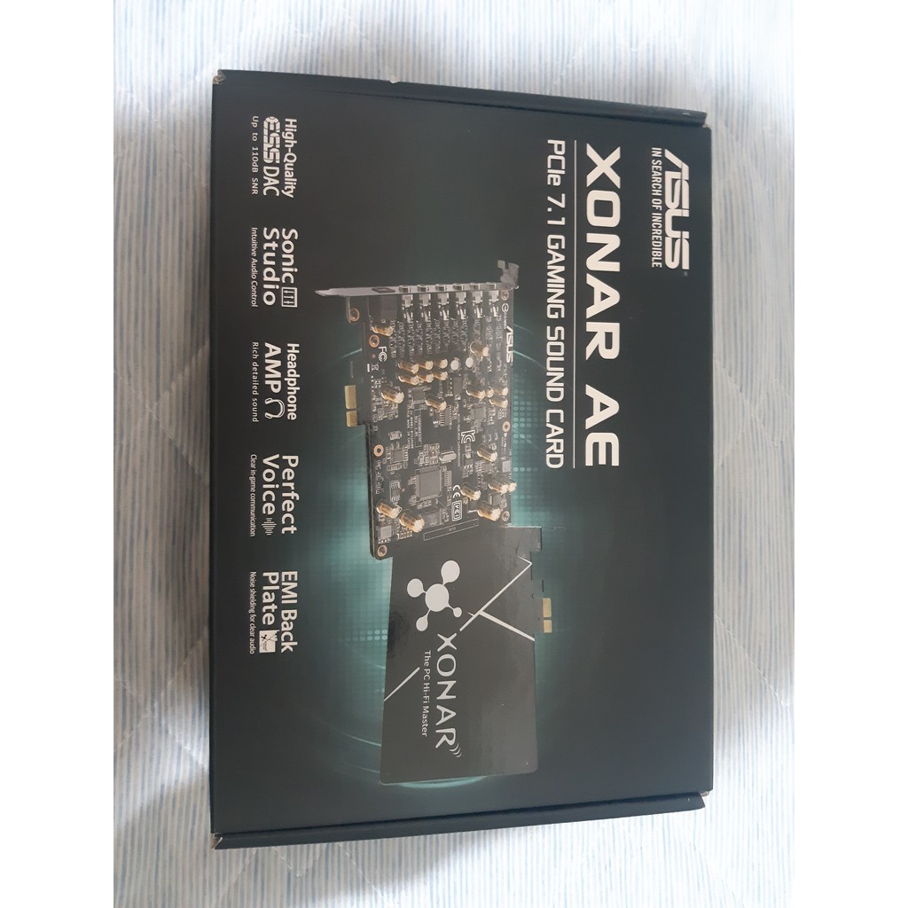 華碩ASUS Xonar AE 7.1聲道 PCI-E 電競音效卡/耳擴/DAC | 蝦皮購物