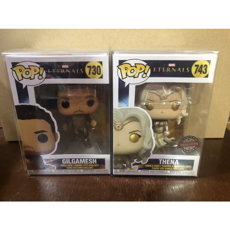 Funko pop 730.743 永恆族 Gilgamesh,Thena(合售） | 蝦皮購物