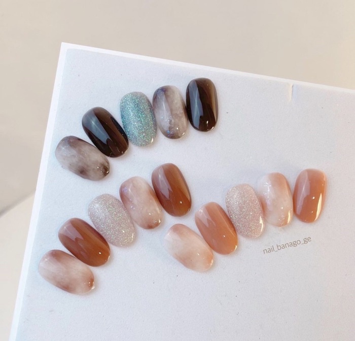 🇰🇷 下單即含運🉐️韓國Bessie nail 秋冬必備 絕美7色套組 摩卡咖啡果凍膠 韓國甲油膠 韓系美甲 | 蝦皮購物