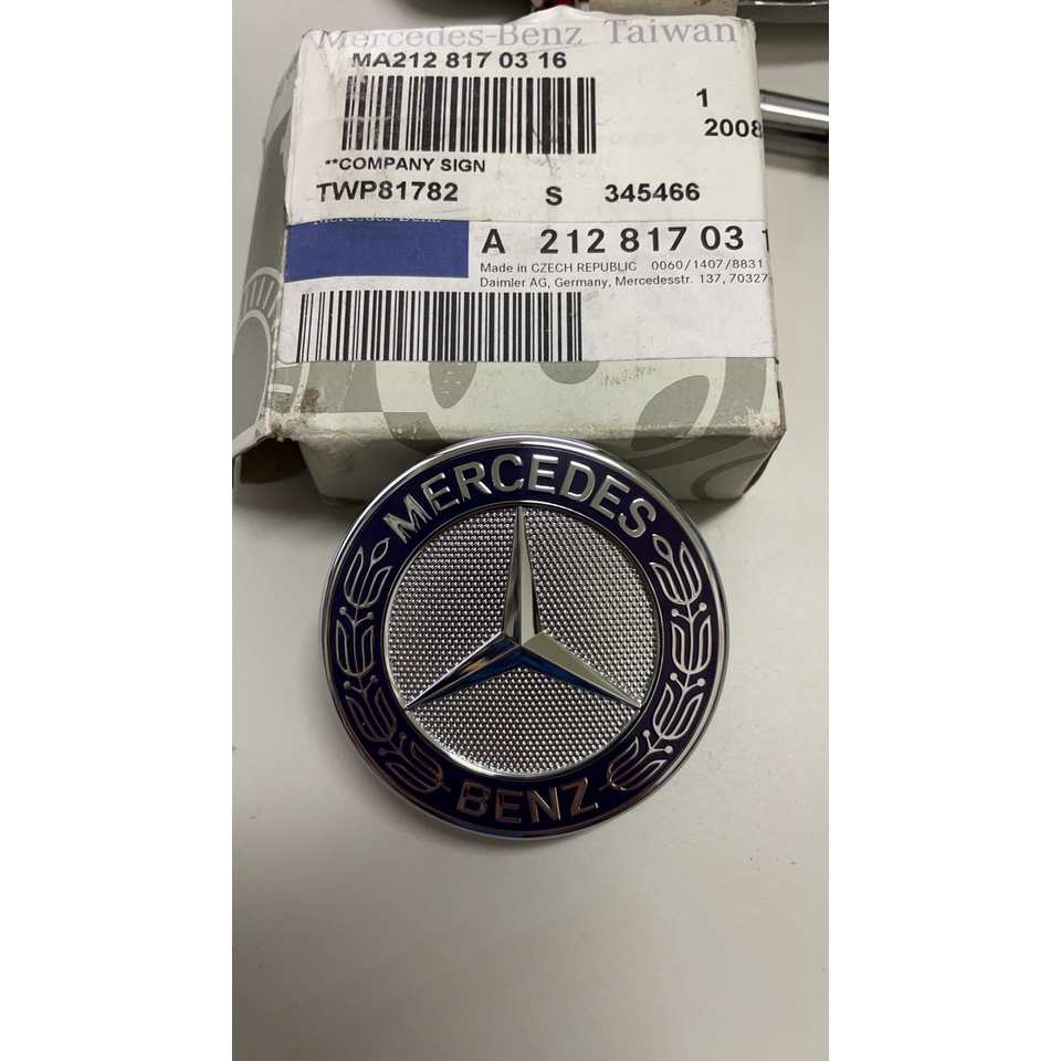 【SFF雙B賣場】BENZ W212/W213/W238/W205 原廠 標誌[前平標] 2128170316 | 蝦皮購物