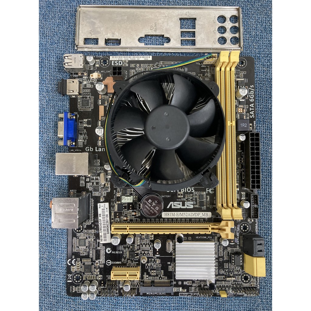 intel i5 4460 + 華碩 ASUS H81M-E/M52AD/DP_MB 主機板 ， DDR3 記憶體 | 蝦皮購物