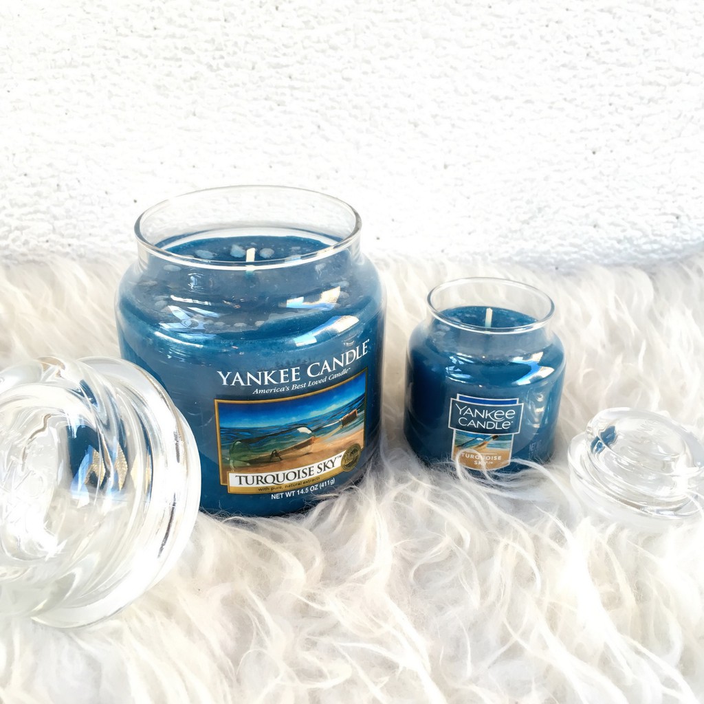 【蠟燭森林】Yankee Candle 香氛蠟燭 Turquoise Sky 土耳其天空 瓶中燭 現貨 | 蝦皮購物