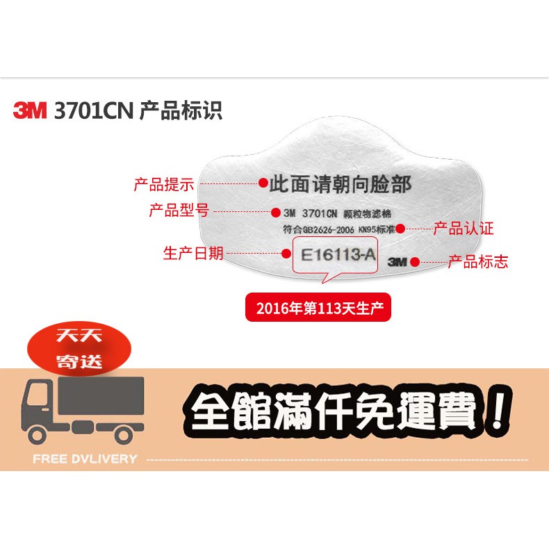 100KR手創札坊～正品 3M 3701CN 10片 防塵 濾棉 PM2.5 粉塵 木工 3M 3200 防塵面具 | 蝦皮購物