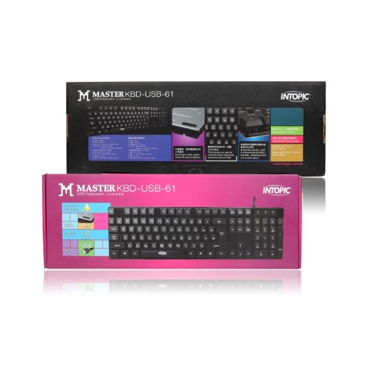 (僅一個) INTOPIC 廣鼎-USB標準鍵盤 KBD-USB-61 | 蝦皮購物
