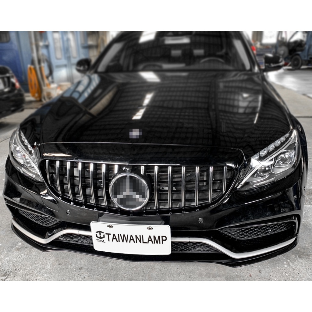 全新 BENZ W205 GT樣式 鍍鉻 水箱罩 水柵 C180 C200 C250 C300 | 蝦皮購物