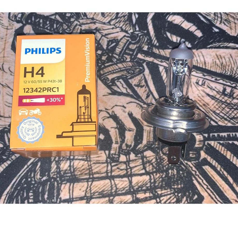 HONDA 更新本田 Brio H4 12v 60/55W 飛利浦原裝大燈燈泡 | 蝦皮購物