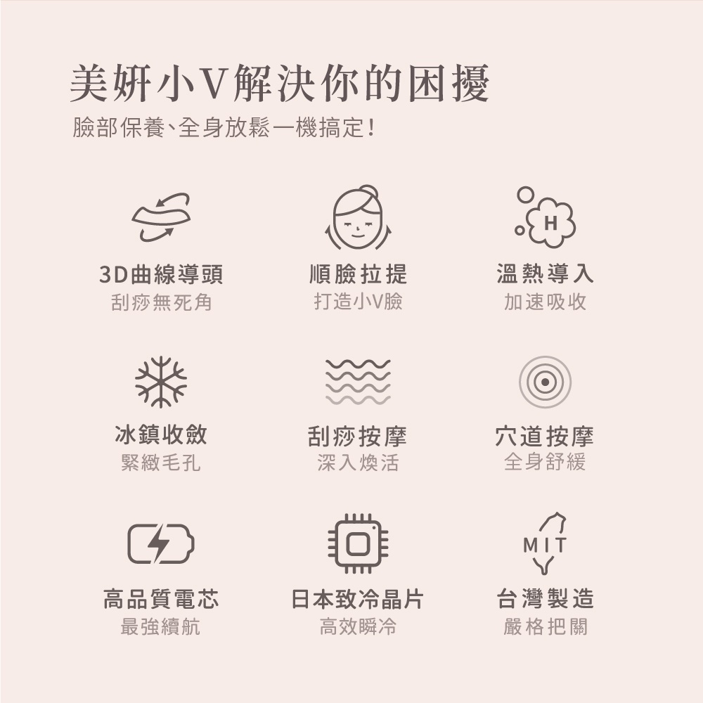 Lisscode SmioV 美妍小V 溫冷緊緻按摩儀 | 蝦皮購物