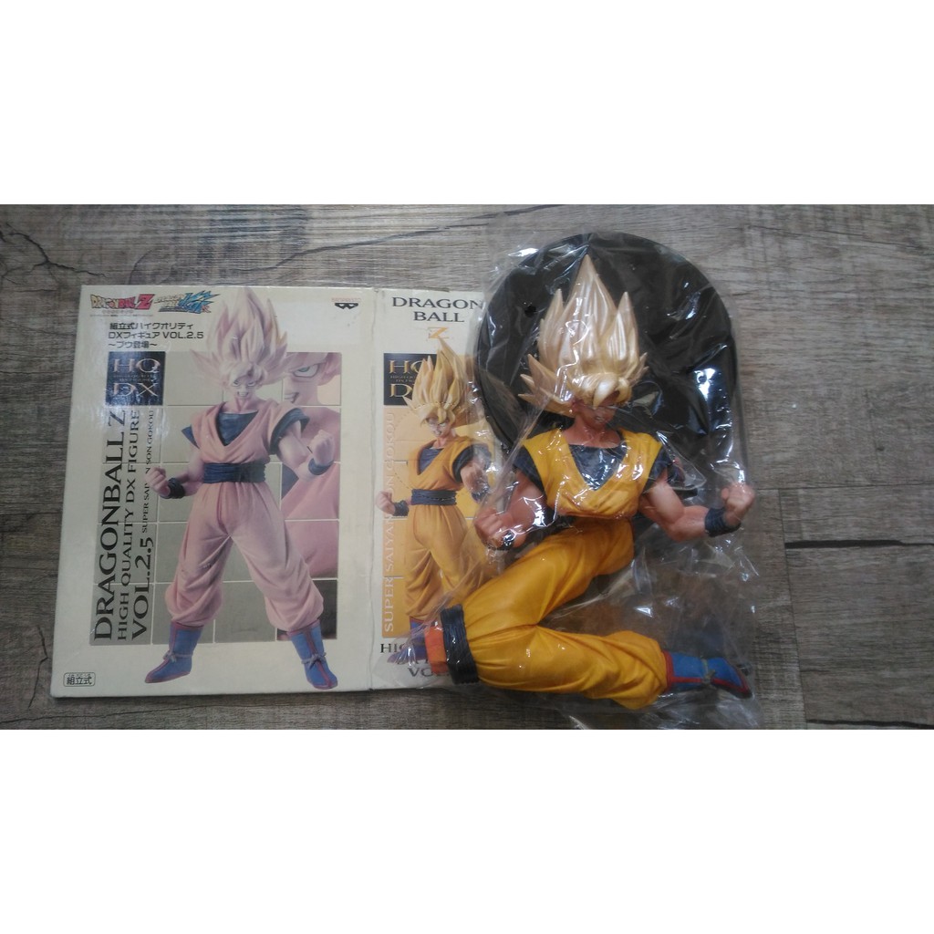 出清特價 500..開封品 日版 景品..七龍珠 HQ DX 組立式 VOL.2.5 超級賽亞人 孫悟空 | 蝦皮購物