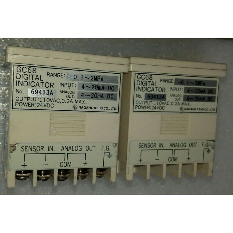 🌞二手現貨保固 NAGANO KEIKI GC68 -1~2MPa 數位壓力計 GC62 0~500Pa 數位壓力表 | 蝦皮購物