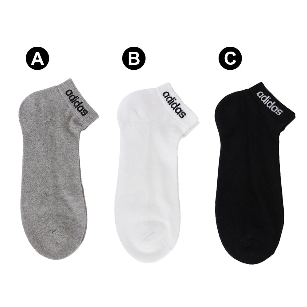 Adidas HC Ankle 3pp 黑白灰 三雙入 腳踝襪 FJ7714 GE1381 GE6128 | 蝦皮購物