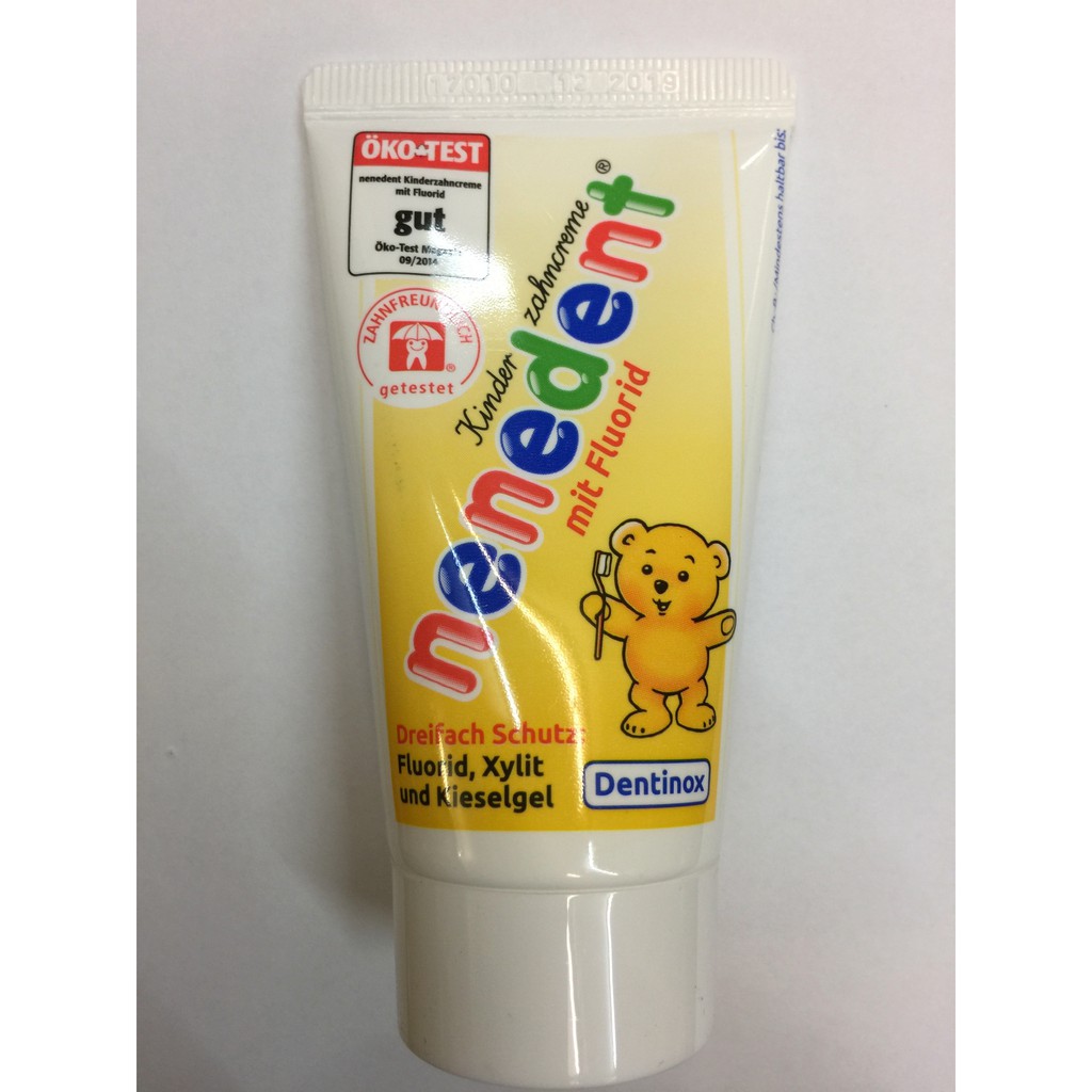 德國 nenedent 木糖醇兒童牙膏 綜合水果/草莓覆盆子口味 50ml (2024/01) | 蝦皮購物